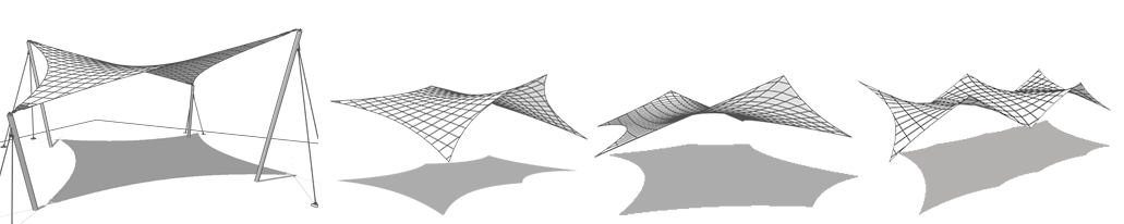 Model Canopy Membrane | Bentuk Dasar Kanopi Membran
